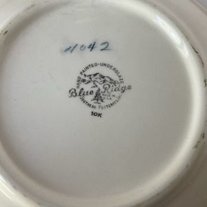 Blue Ridge | Dining | Blue Ridge Southern Potteries Inc Made In Usa ...